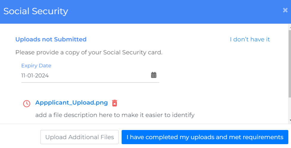 Required Documents: Applicant Submission | Public House Support